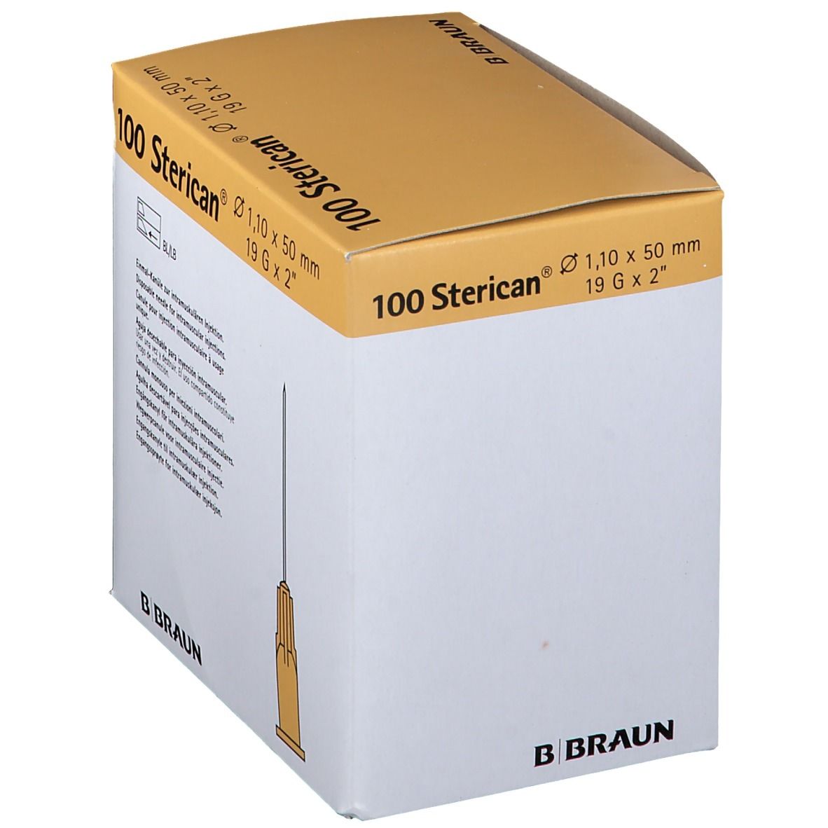 Sterican® Intramuskulär mit Langschliff G 19 x 2 / ø 1,10 x 50 mm 100 ...