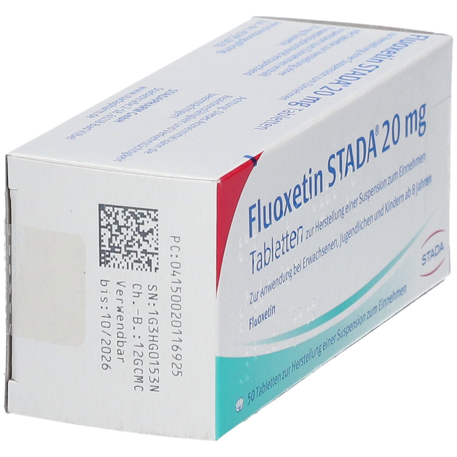 Fluoxetin STADA® 20 mg 50 St - shop-apotheke.com