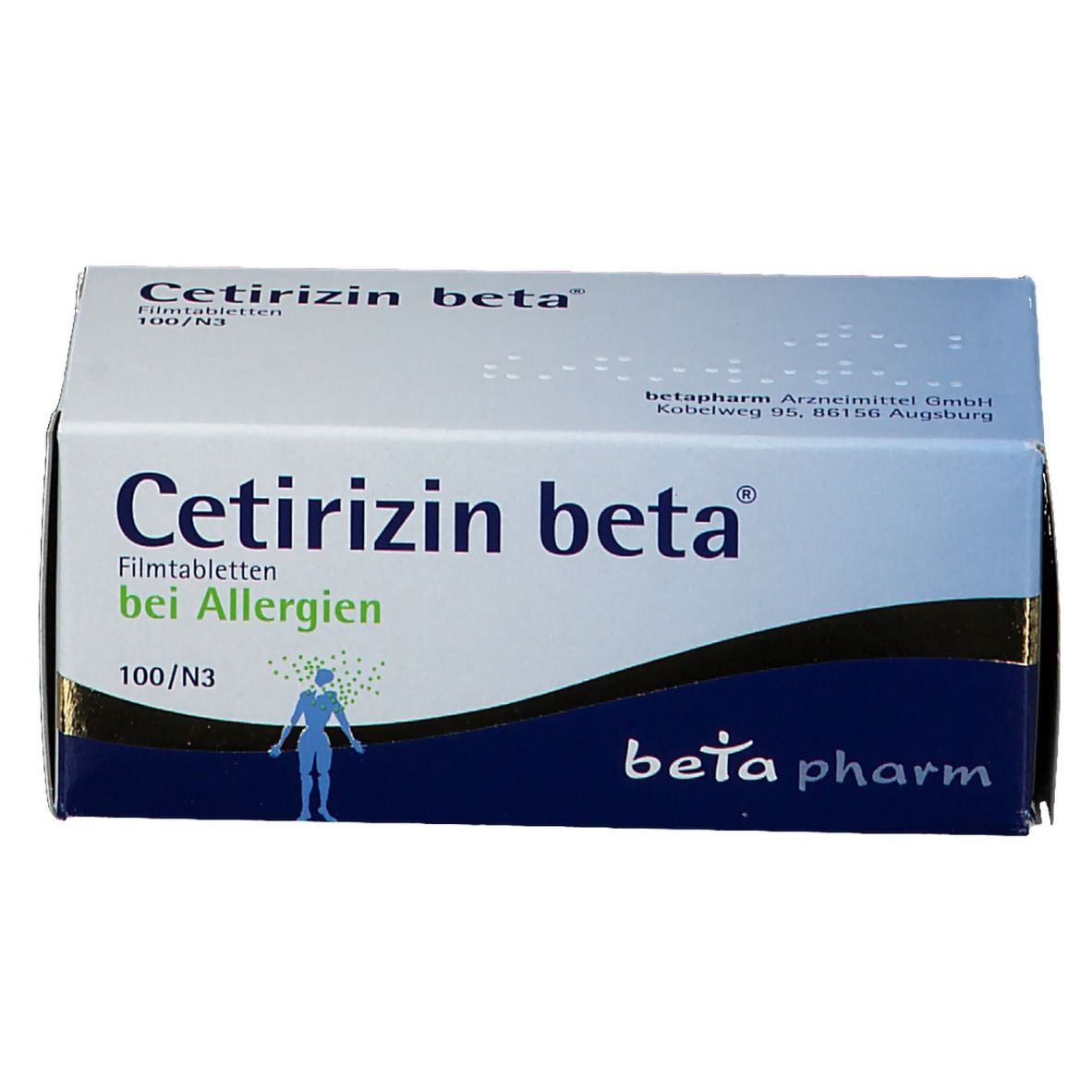 Cetirizin beta® Filmtabletten 100 St - Shop Apotheke