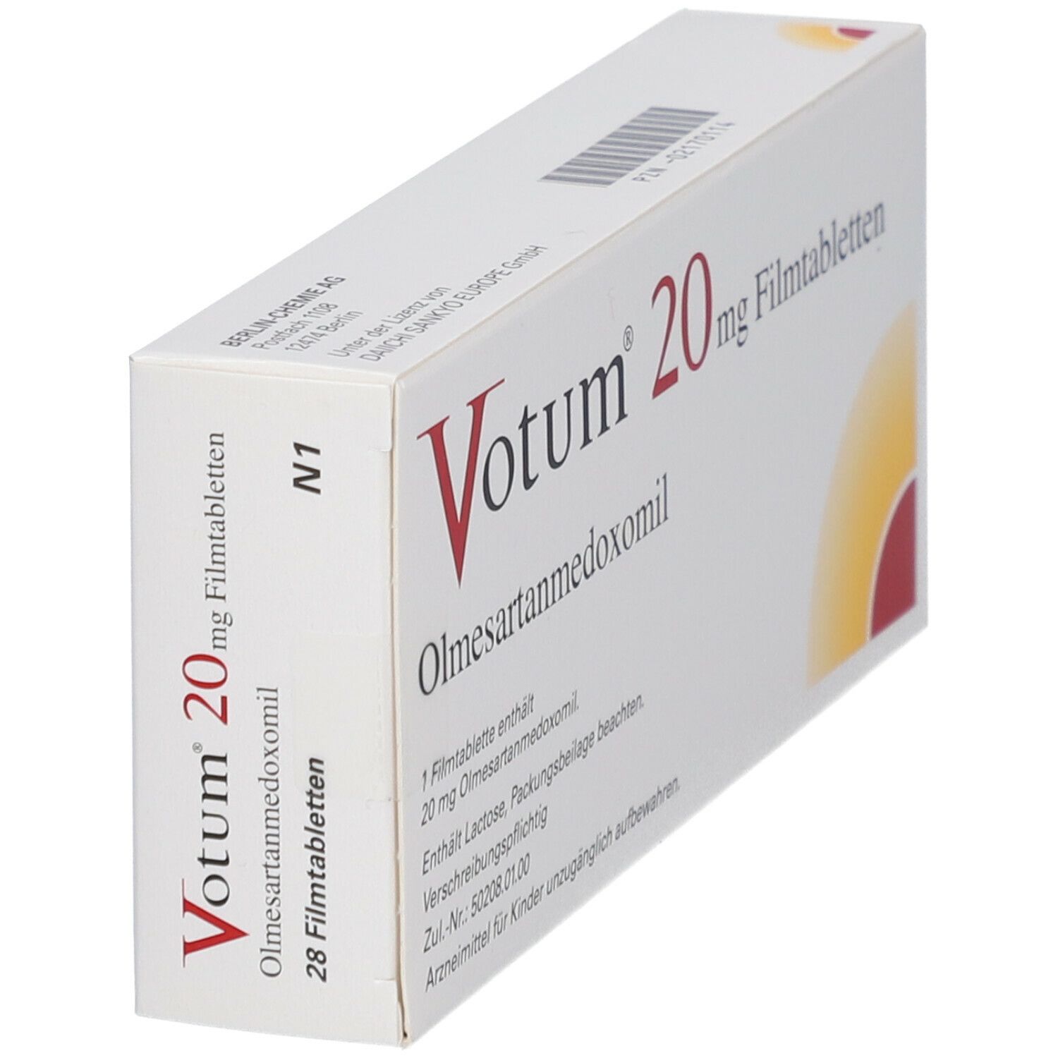 Votum® 20 mg 28 St mit dem E-Rezept kaufen - Shop Apotheke