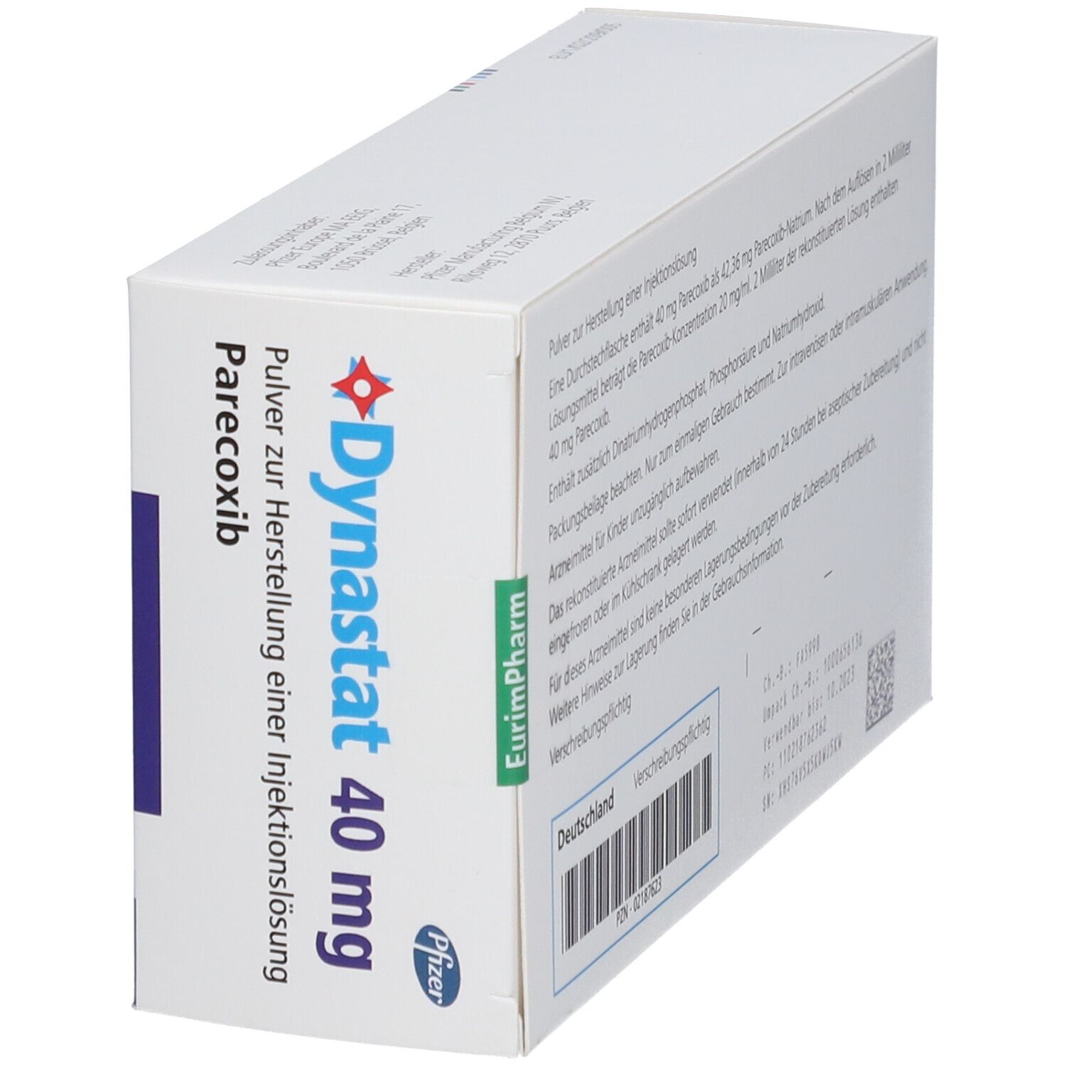 DYNASTAT 40 mg Plv.z.Herst.e.Injektionslösung 10 St mit dem E-Rezept kaufen - Shop Apotheke