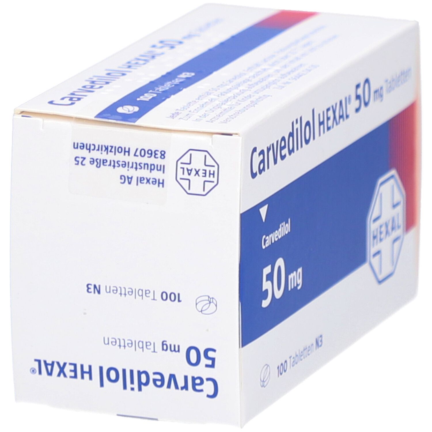 Carvedilol HEXAL® 50 mg 100 St mit dem E-Rezept kaufen - Shop Apotheke