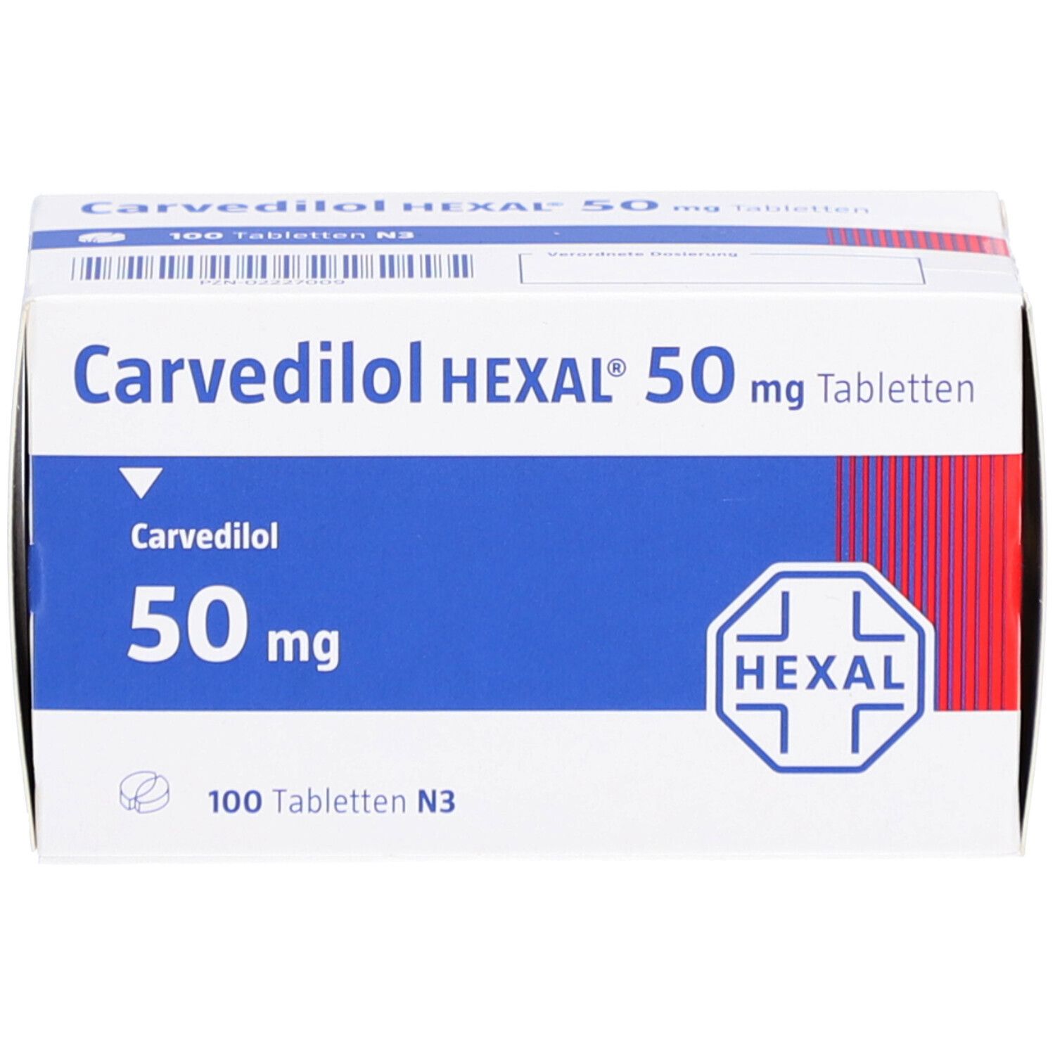 Carvedilol HEXAL® 50 mg 100 St mit dem E-Rezept kaufen - Shop Apotheke