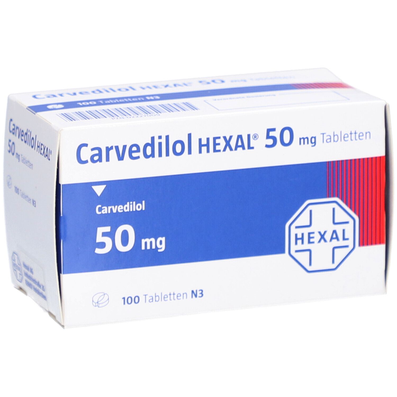 Carvedilol HEXAL® 50 mg 100 St mit dem E-Rezept kaufen - Shop Apotheke