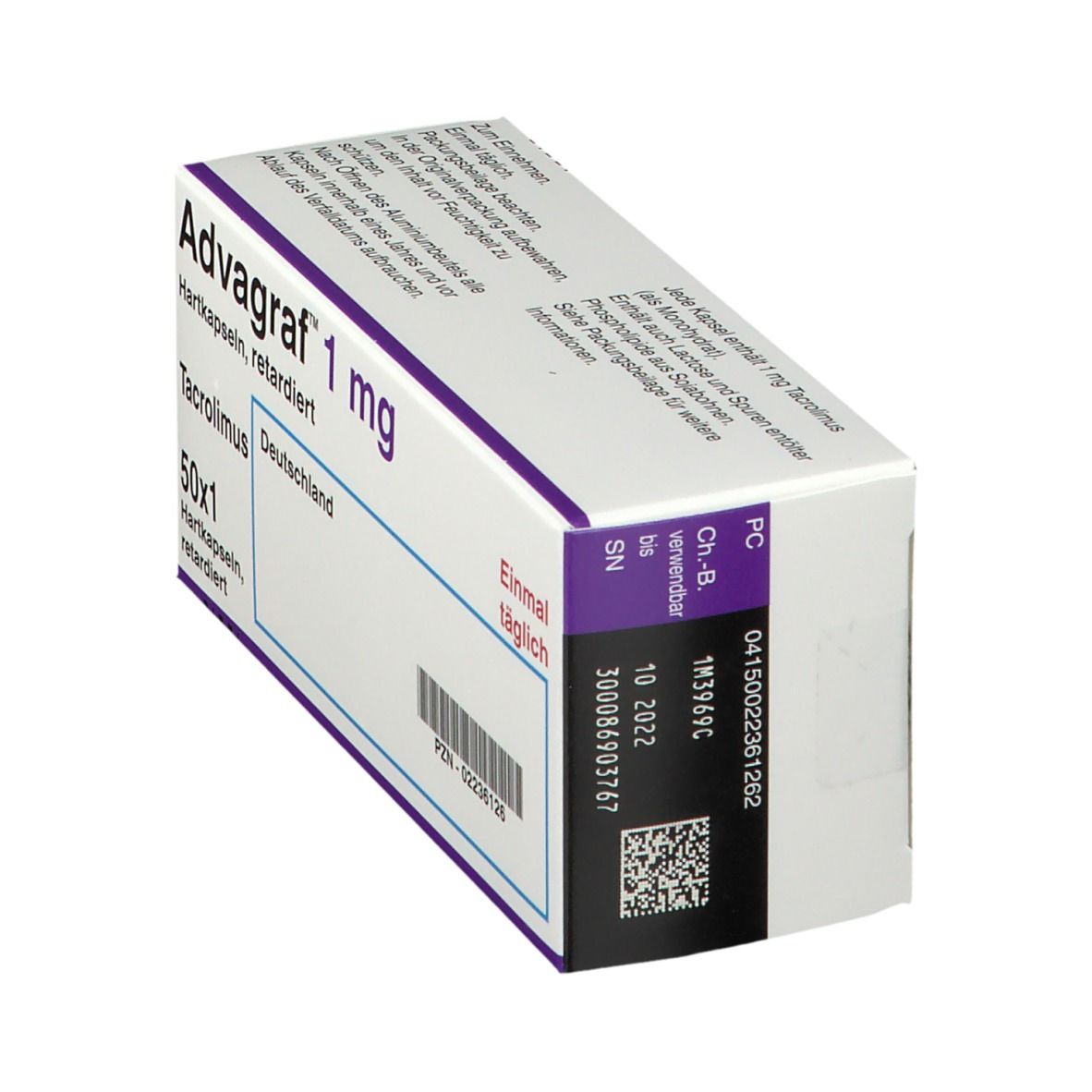 Advagraf® 1 mg 50 St mit dem E-Rezept kaufen - Shop Apotheke