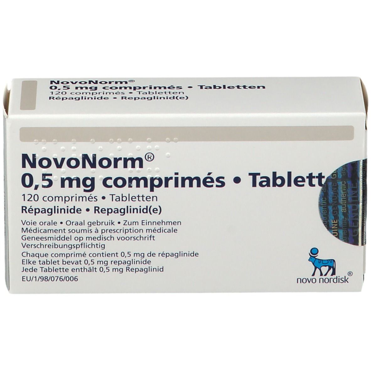Novonorm 0,5 mg 120 St mit dem E-Rezept kaufen - Shop Apotheke
