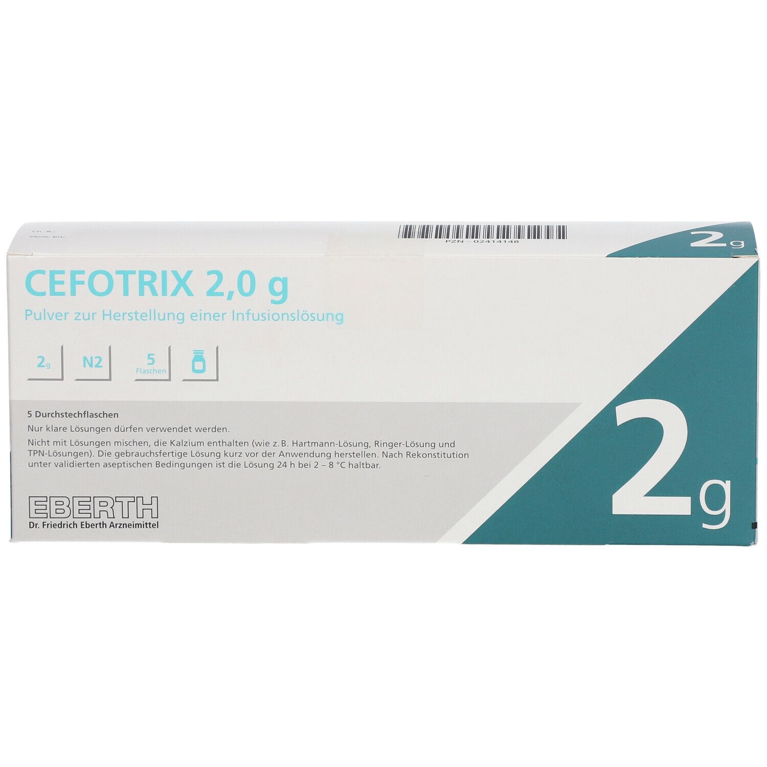 CEFOTRIX 2,0 g 5 St mit dem E-Rezept kaufen - Shop Apotheke