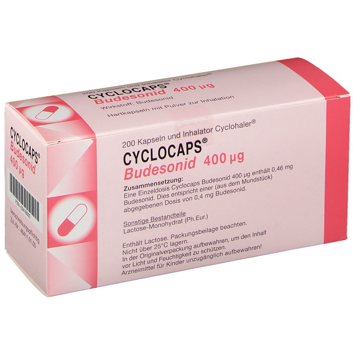 Cyclocaps Budesonid 400ug Inh.Kaps.+Cycloh. 200 St - shop-apotheke.com