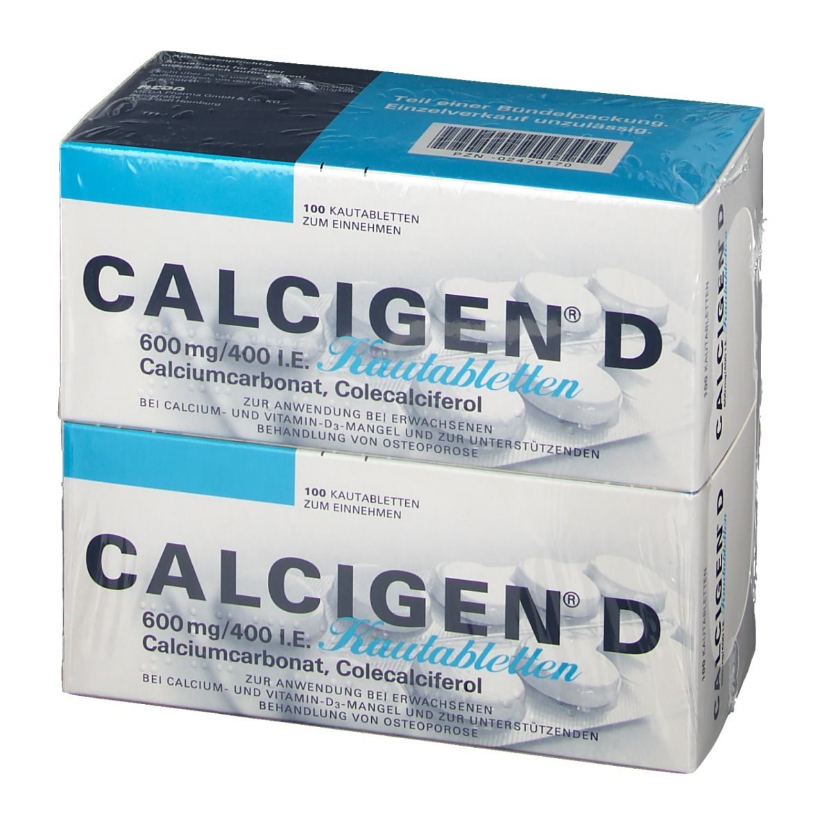 Calcigen® D Kautabletten 200 St - Shop Apotheke