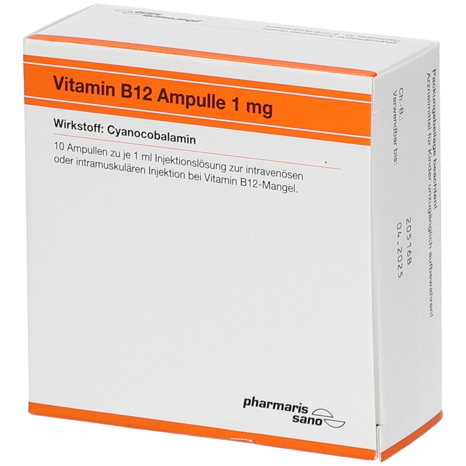 Vitamin B12 Ampullen 10x1 ml - Shop Apotheke