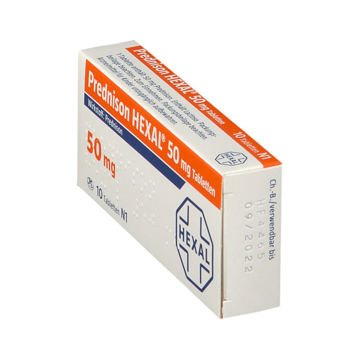Prednison HEXAL® 50 mg 10 St mit dem E-Rezept kaufen - Shop Apotheke