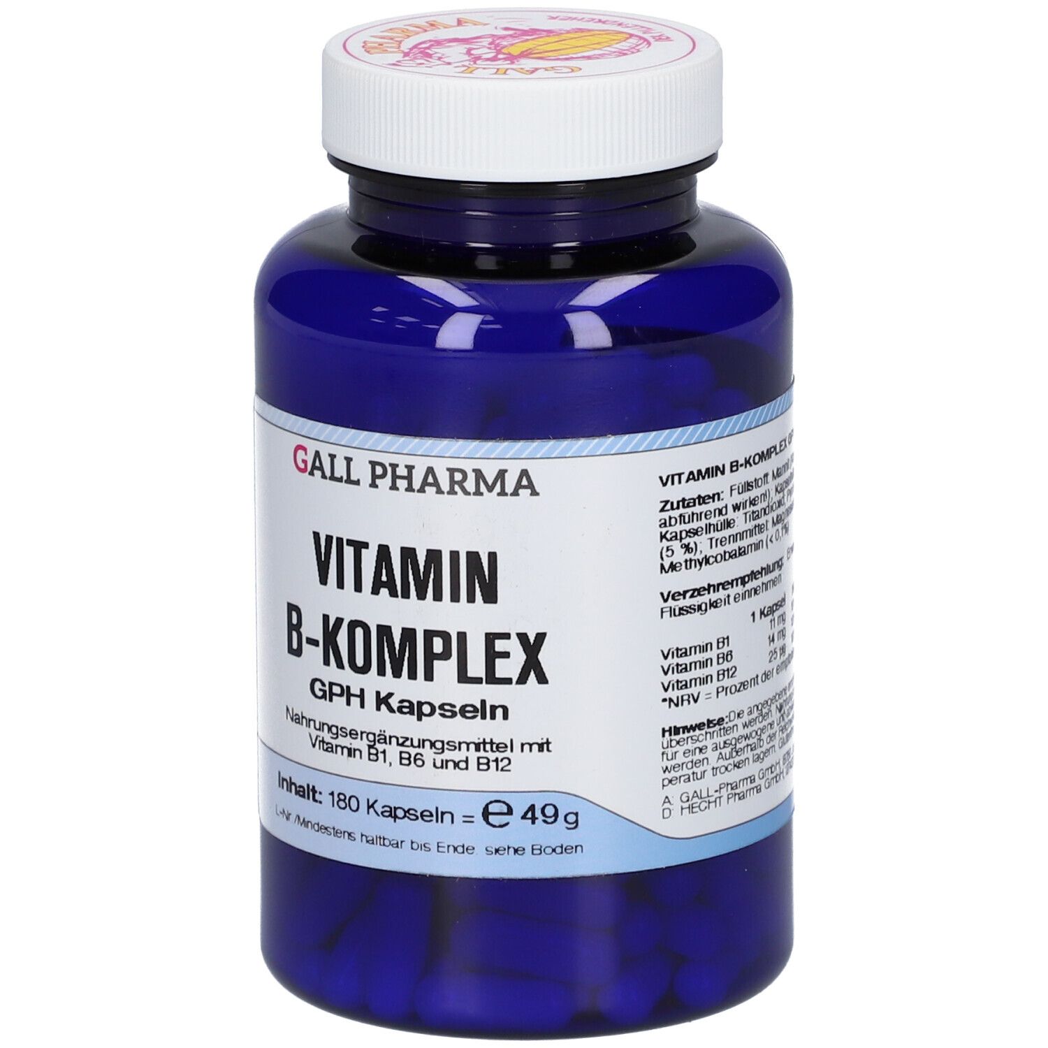 GALL PHARMA Vitamin B-Komplex GPH Kapseln 180 St - shop-apotheke.com