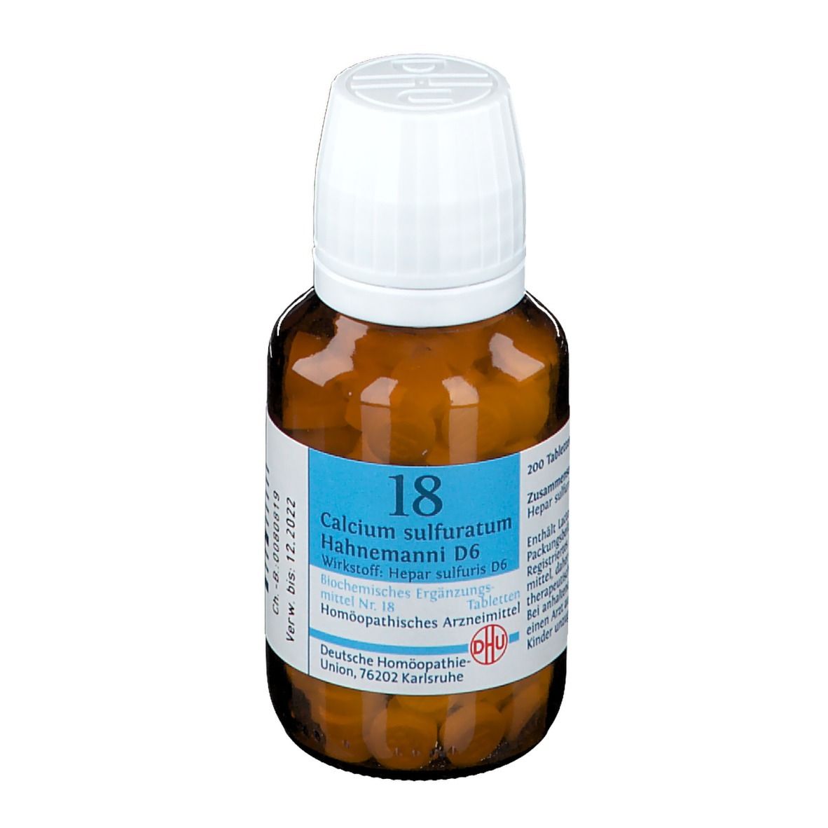 DHU Biochemie 18 Calcium sulfuratum D6 200 St - shop-apotheke.com