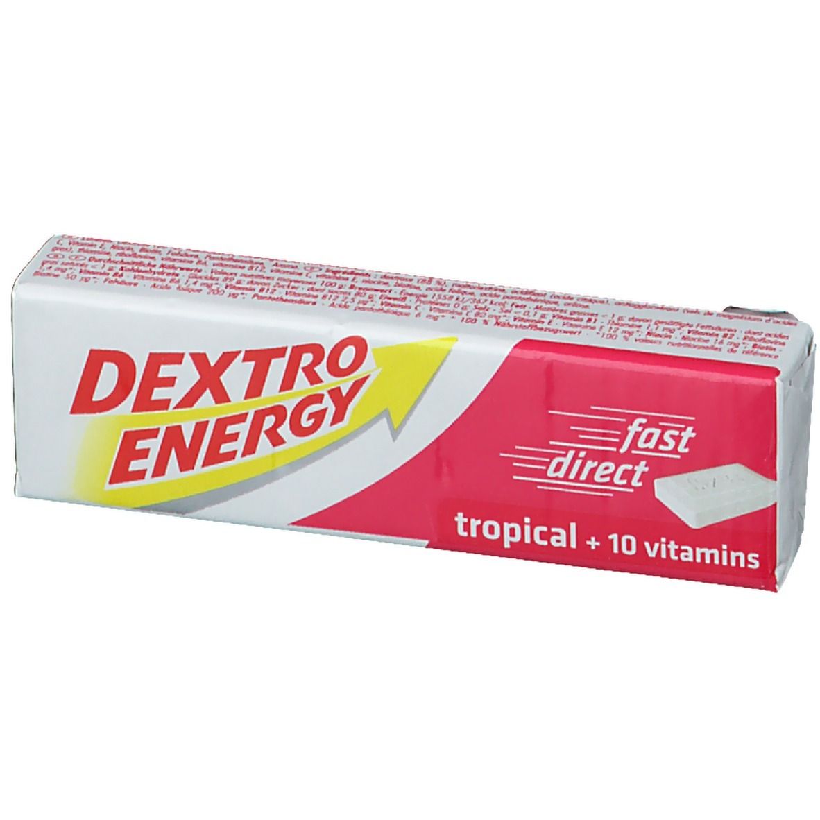 Dextro Energy Tropical + 10 Vitamine 47 g - Shop Apotheke