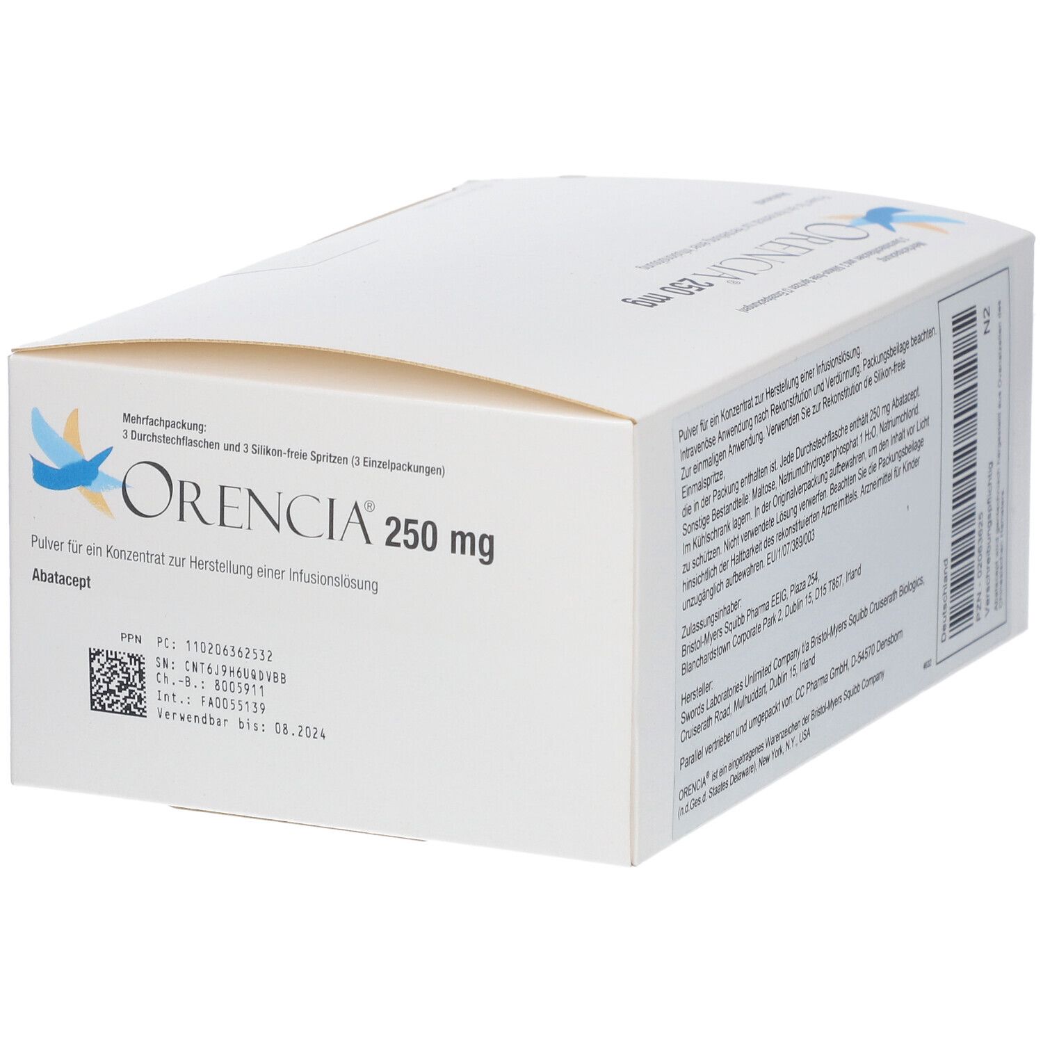 Orencia 250 mg 3x250 mg - shop-apotheke.com