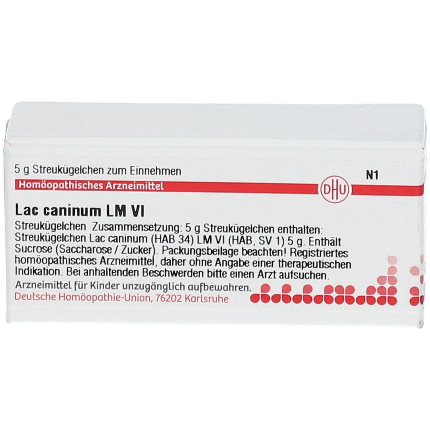 DHU Lac Caninum LM VI 5 g - Shop Apotheke