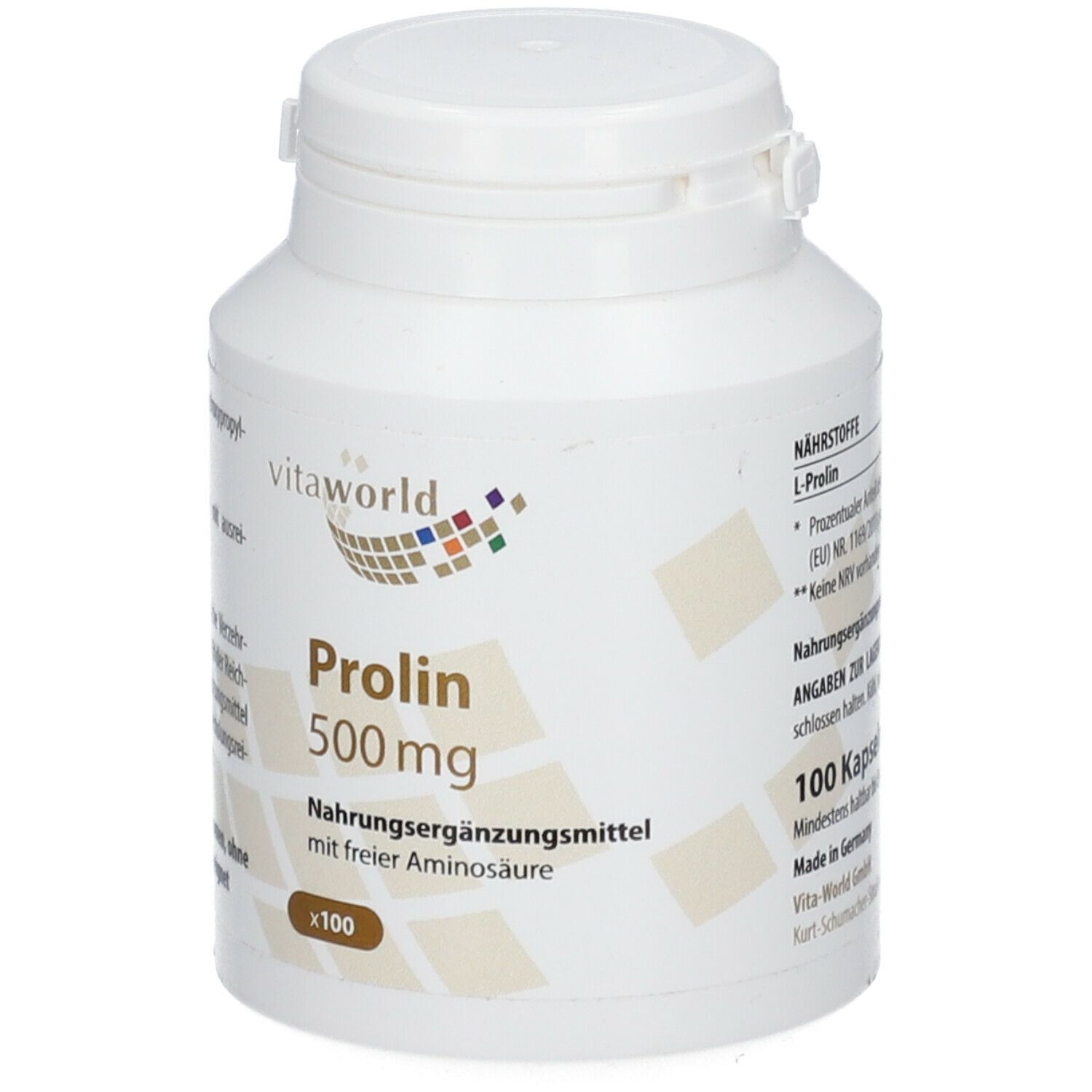 Prolin 500 mg Kapseln 100 St - Shop Apotheke