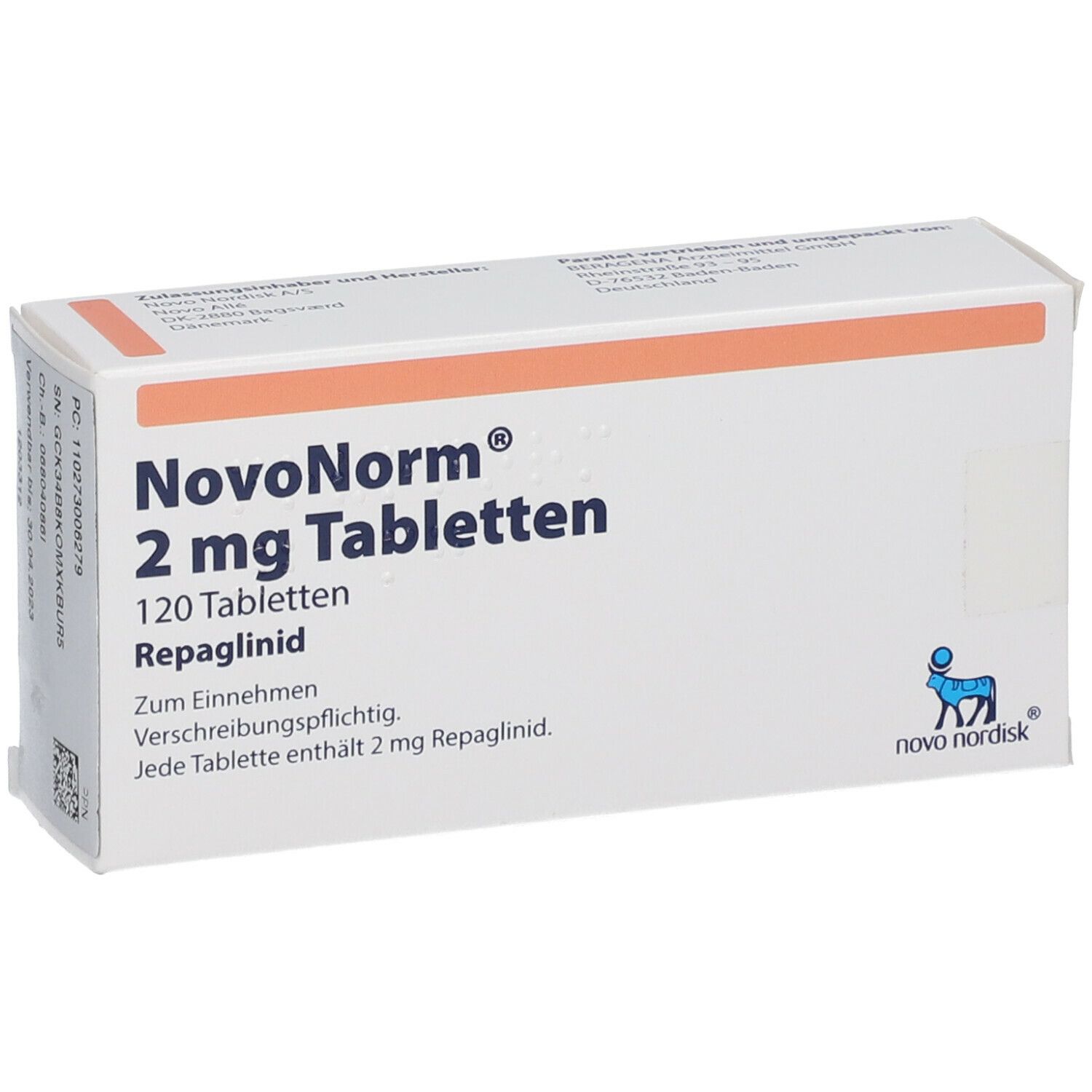 Novonorm 2 mg 120 St mit dem E-Rezept kaufen - Shop Apotheke