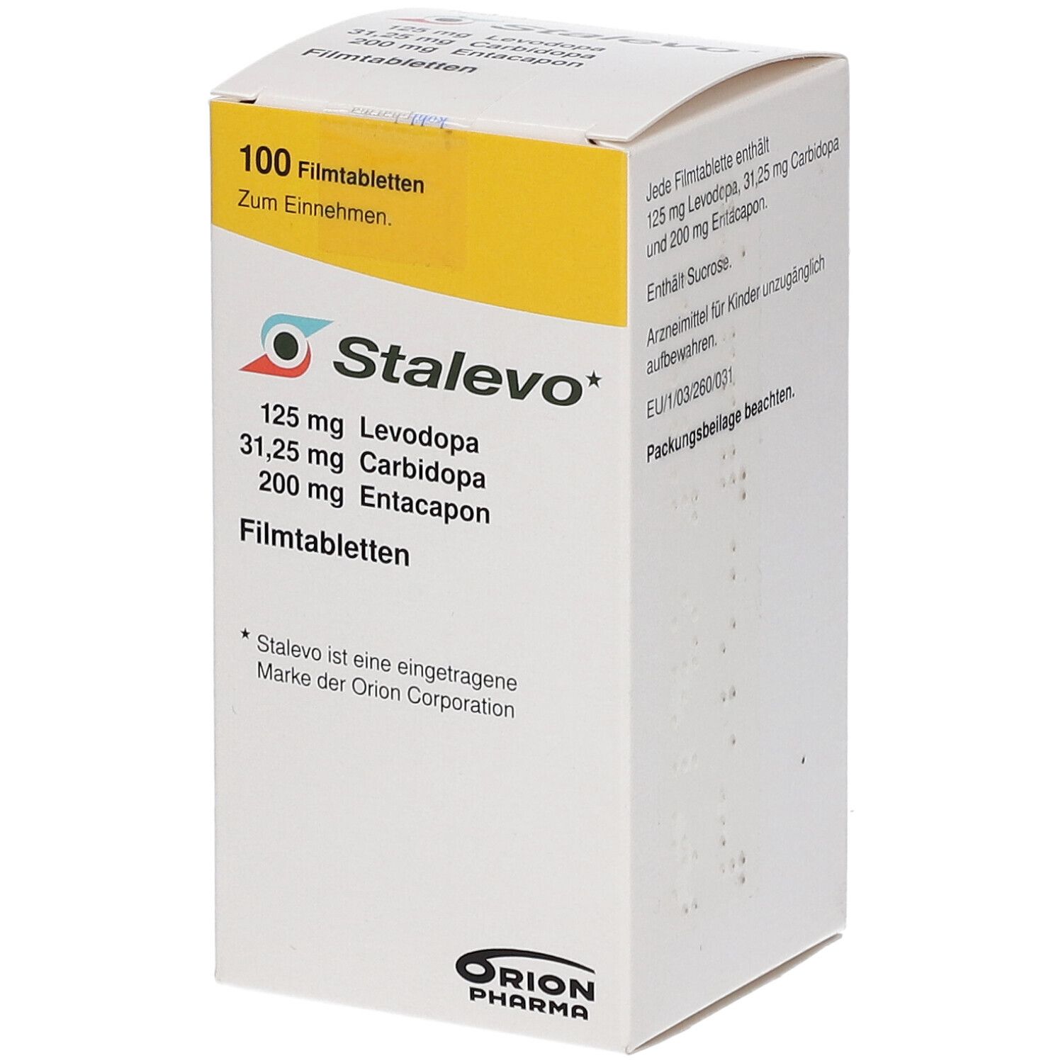 STALEVO 125 mg/31,25 mg/200 mg 100 St mit dem E-Rezept kaufen - Shop ...