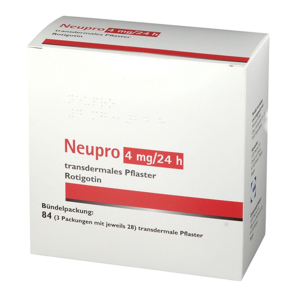 Neupro 4 mg/24 h 84 St mit dem E-Rezept kaufen - Shop Apotheke