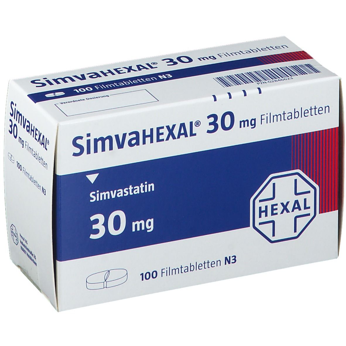 SimvaHEXAL® 30 mg 100 St mit dem E-Rezept kaufen - Shop Apotheke
