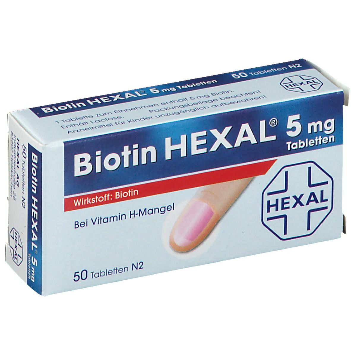 Biotin HEXAL® 5 mg 50 St - shop-apotheke.com