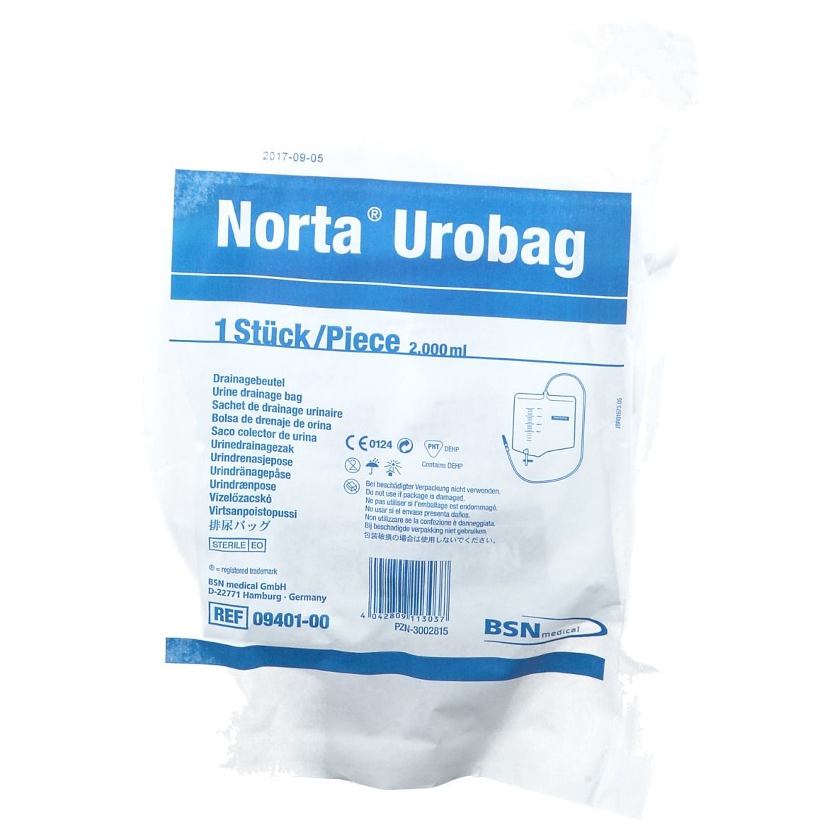 Norta® Urobag Urinbeutel 2 L 1 St - Shop Apotheke