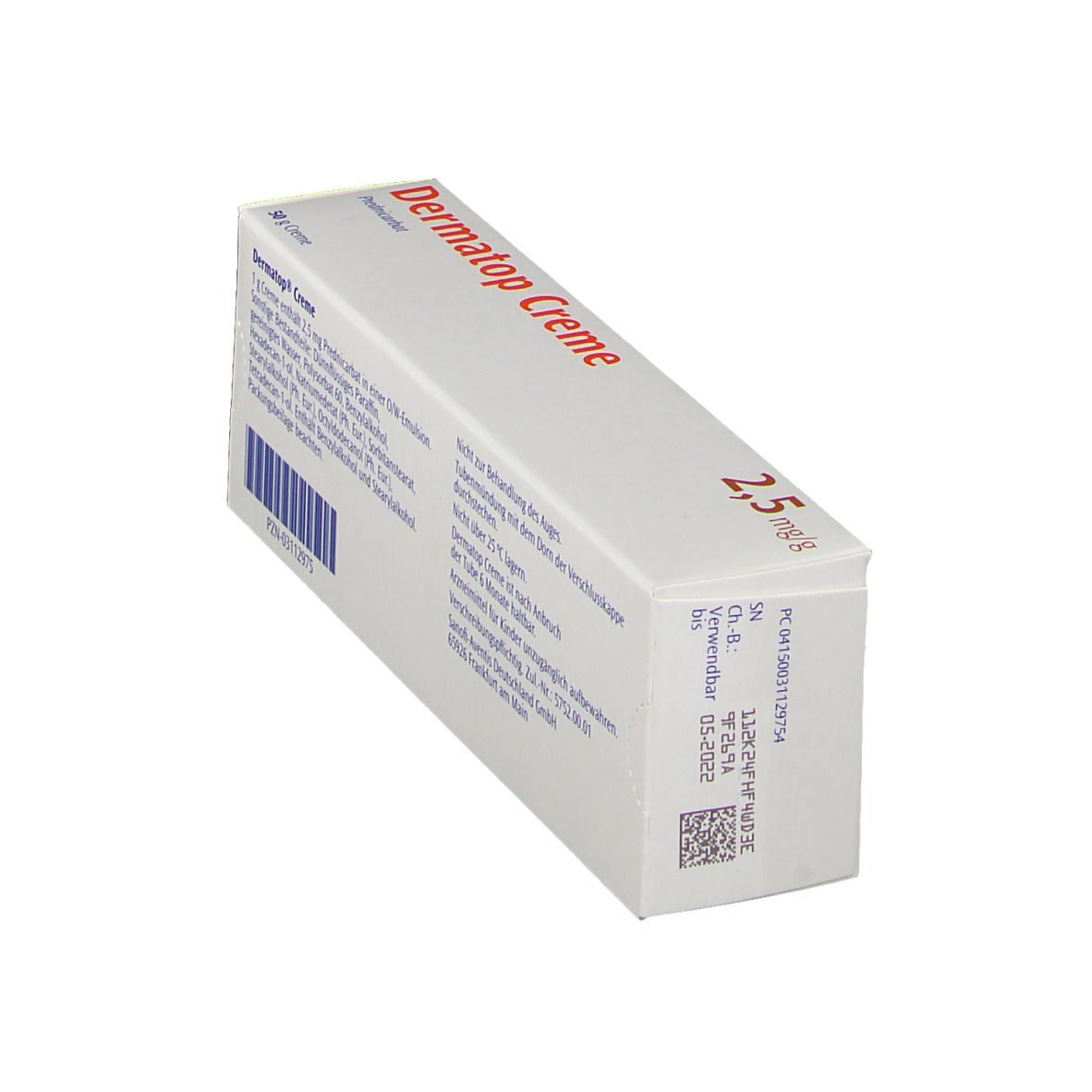 Dermatop® Creme 2,5 mg/g 50 g mit dem E-Rezept kaufen - Shop Apotheke