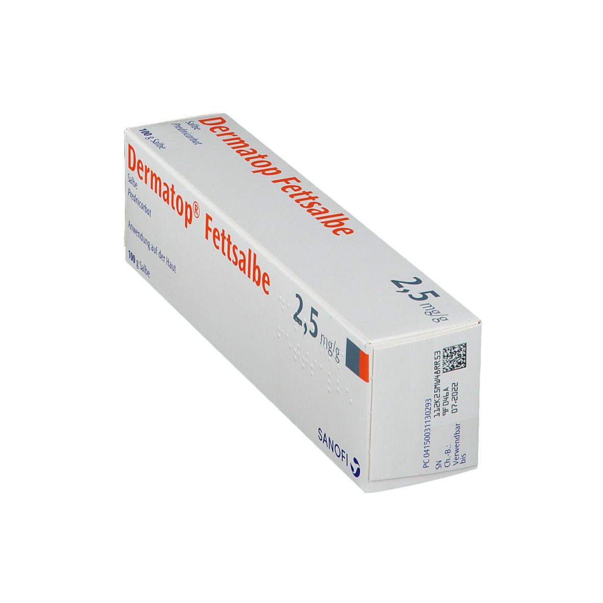 Dermatop® Fettsalbe 2,5 mg/g 100 g mit dem E-Rezept kaufen - Shop Apotheke