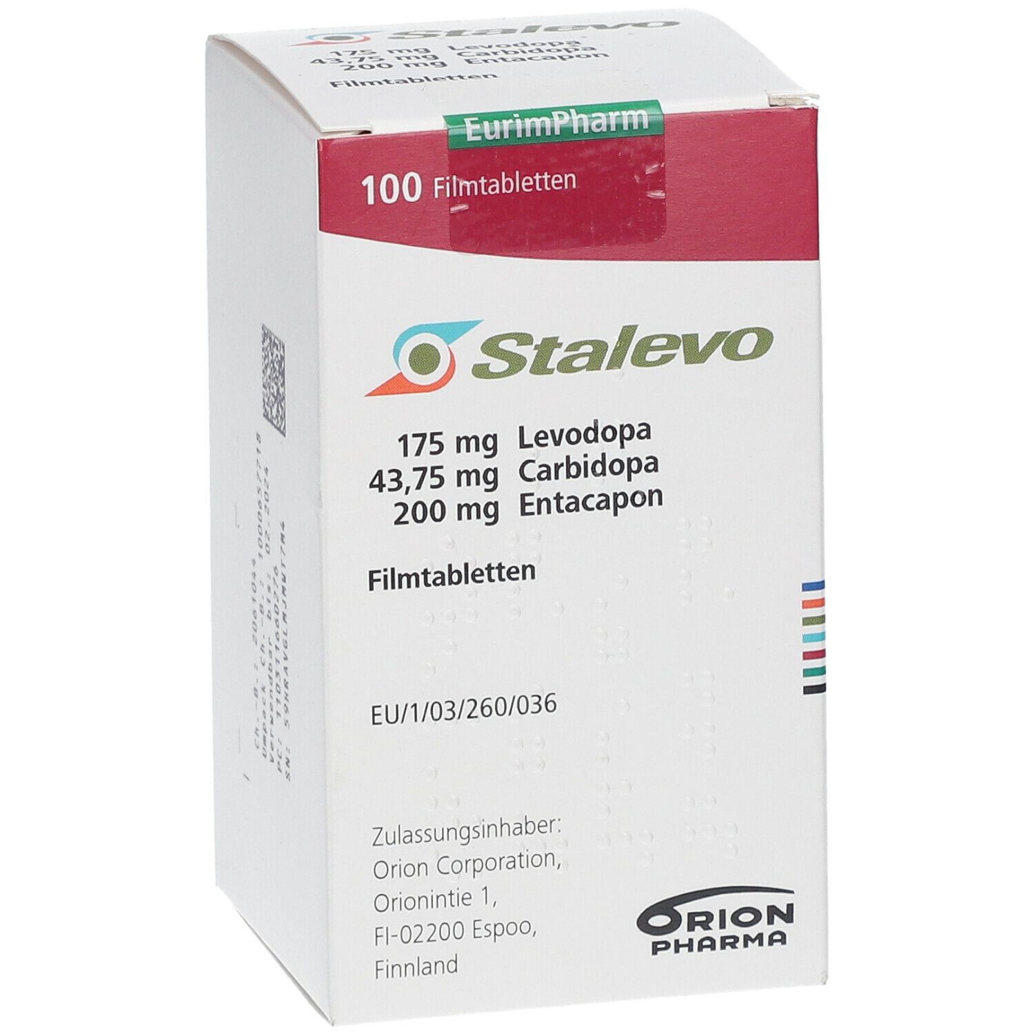 Stalevo 175 mg/43,75 mg/200 mg 100 St mit dem E-Rezept kaufen - Shop ...