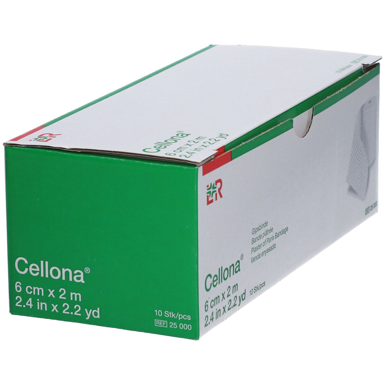 Cellona® Gipsbinde 6 cm x 2 m 2x5 St - Shop Apotheke