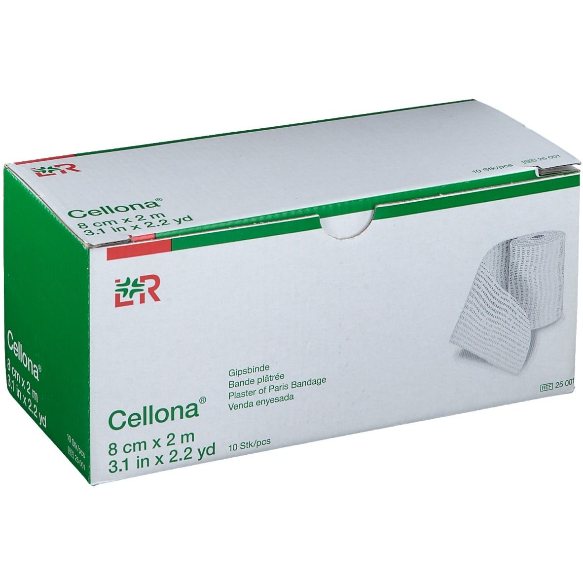 Cellona® Gipsbinde 8 cm x 2 m 2x5 St - shop-apotheke.at