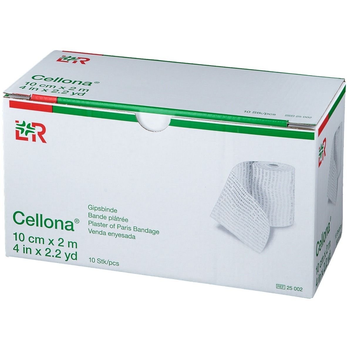 Cellona® Gipsbinde 10 cm x 2 m 2x5 St - Shop Apotheke