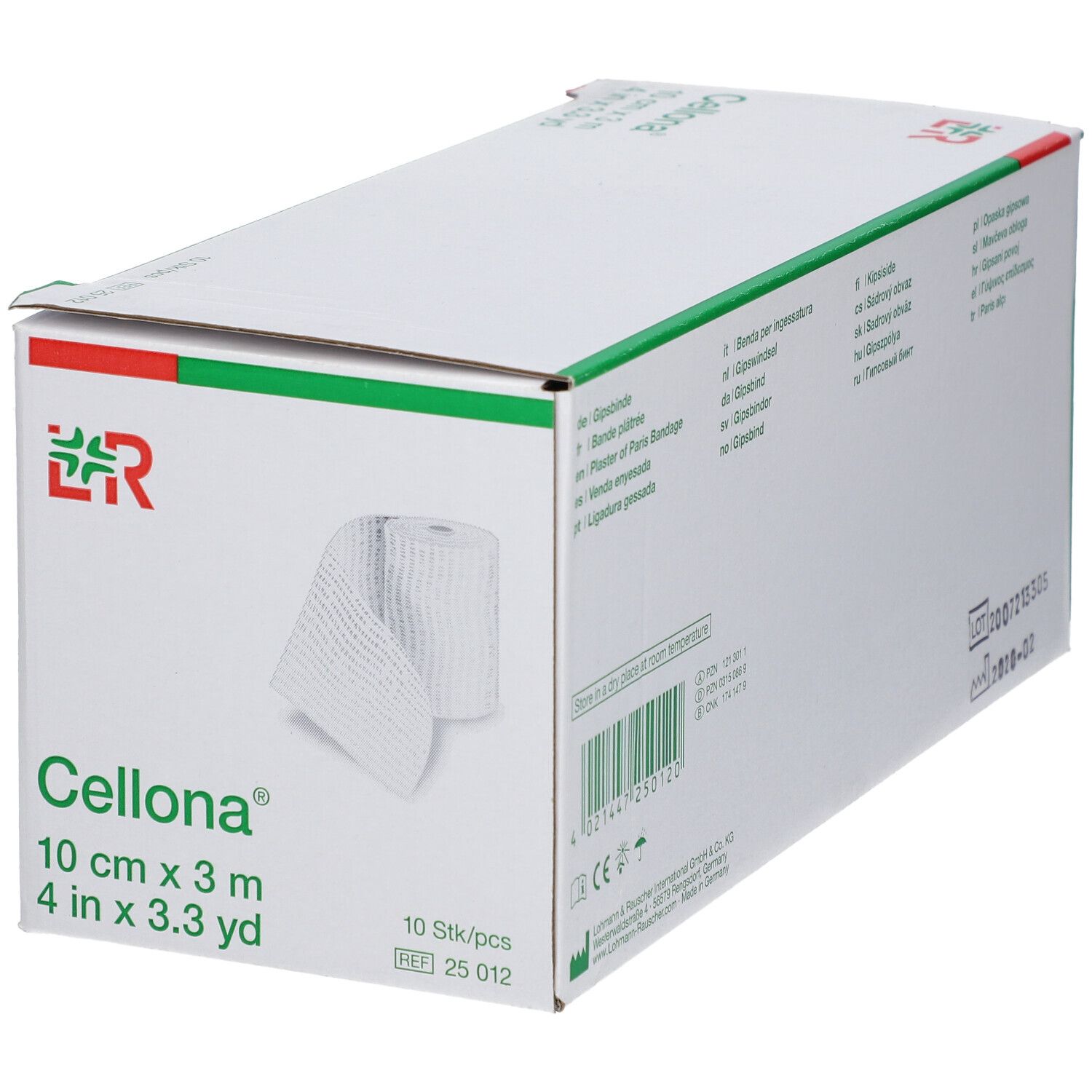 Cellona® Gipsbinde 10 cm x 3 m 2x5 St - Shop Apotheke