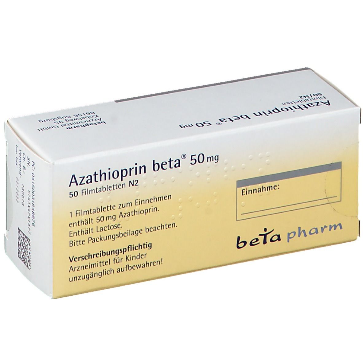 Azathioprin beta® 50 mg 50 St mit dem E-Rezept kaufen - Shop Apotheke