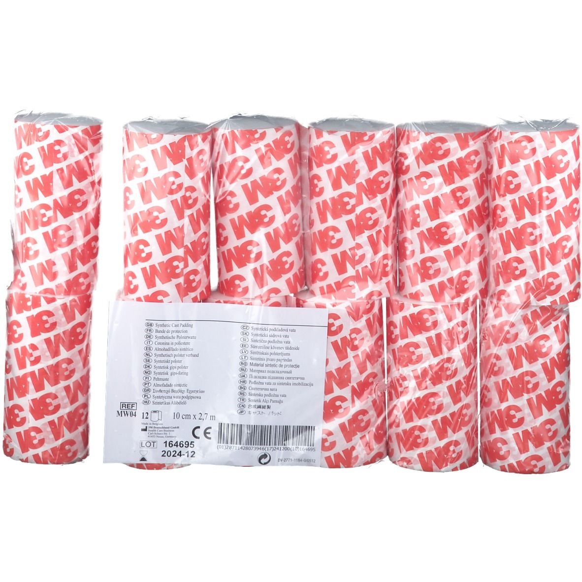 3M™ Polster-Watte-Binden 10 cm x 2,7 m 12 St - shop-apotheke.at