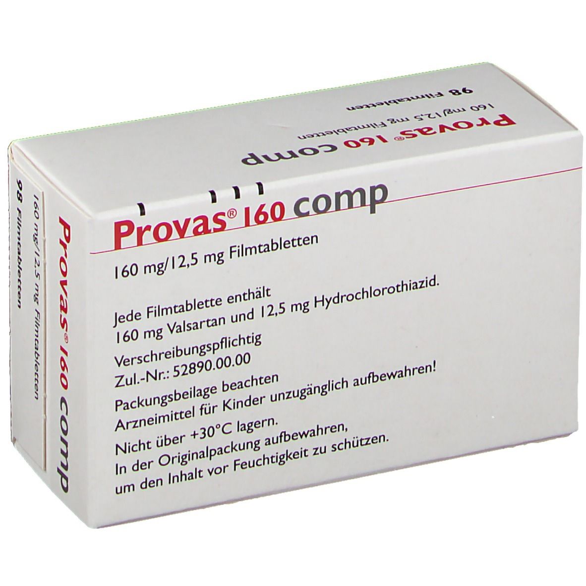 Provas® 160 comp 160 mg/12,5 mg 98 St - shop-apotheke.com