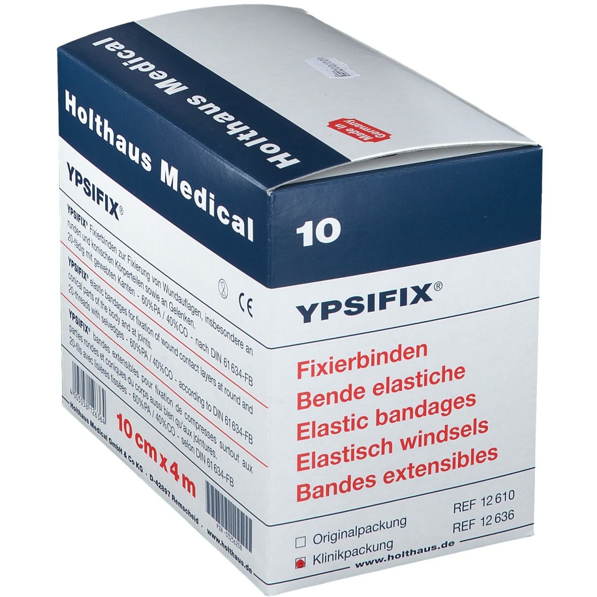YPSIFIX® Fixierbinden elastisch 10 cm x 4 m 20 St - Shop Apotheke