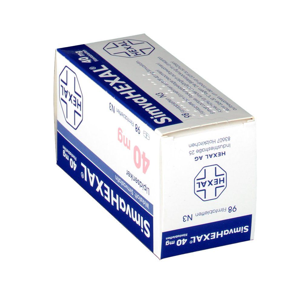 SimvaHEXAL® 40 mg 98 St mit dem E-Rezept kaufen - Shop Apotheke