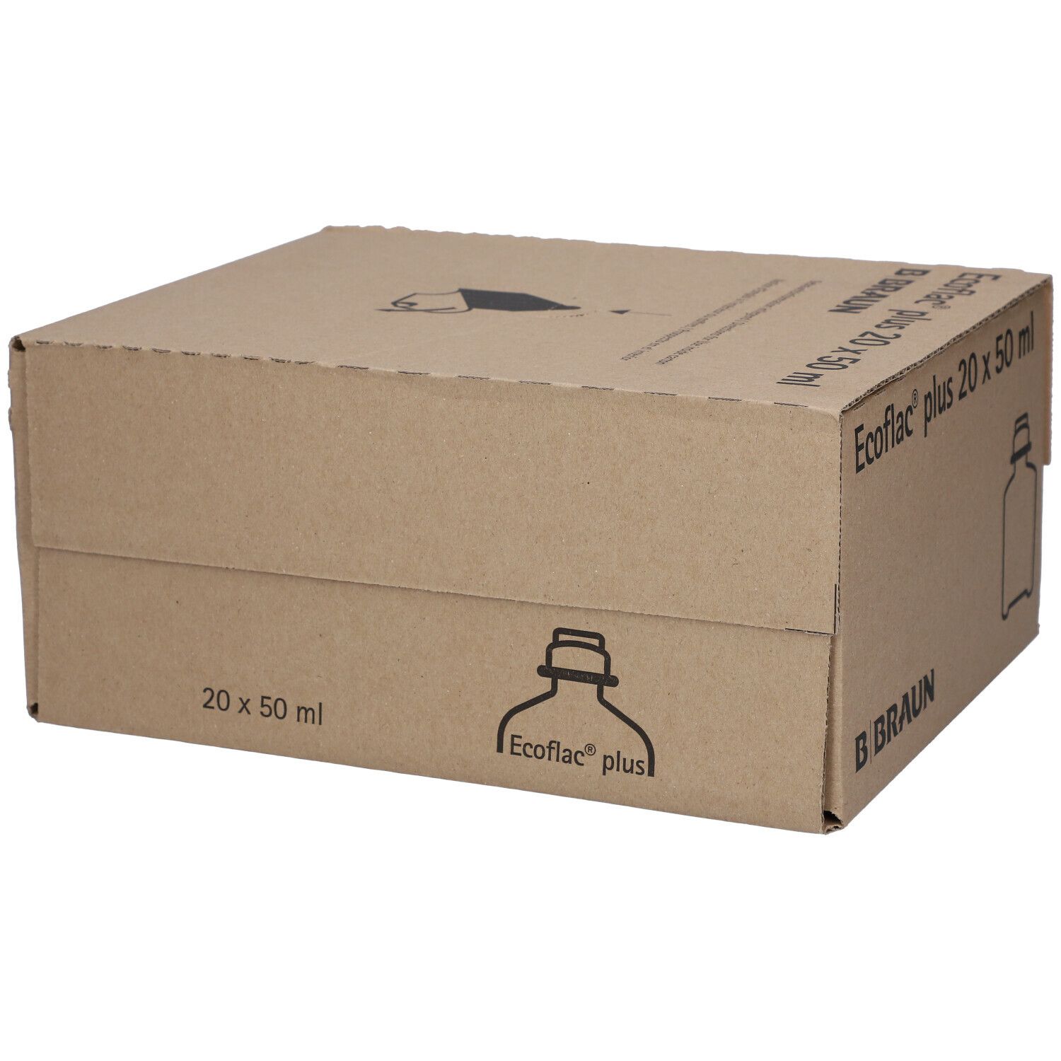 Isotone Kochsalz-Lösung 0,9 % Braun Ecoflac® plus 20x50 ml - Shop Apotheke