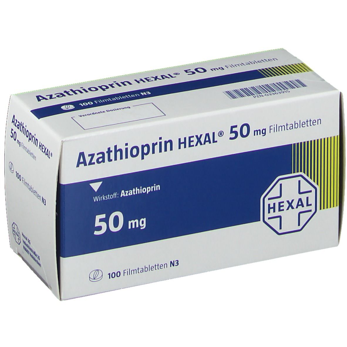Azathioprin HEXAL® 50 mg 100 St mit dem E-Rezept kaufen - Shop Apotheke