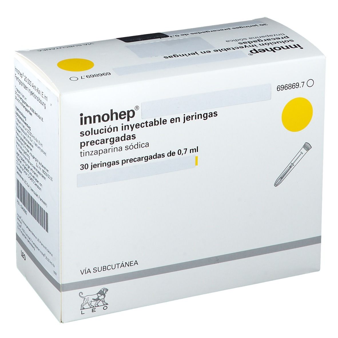 innohep® 20.000 30x0,7 ml mit dem E-Rezept kaufen - Shop Apotheke