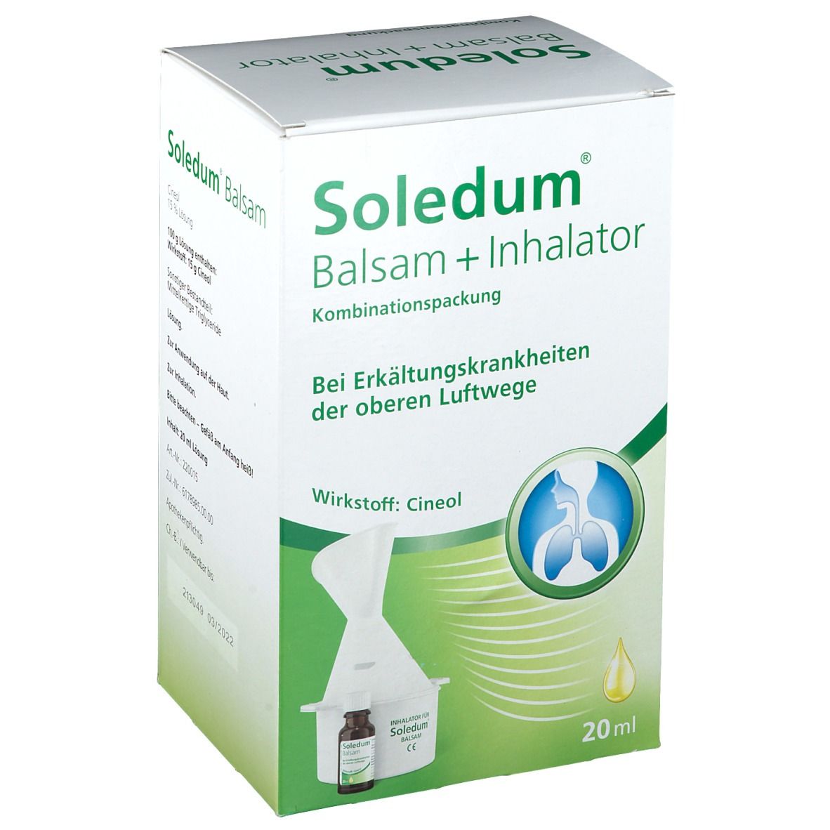 Soledum® Balsam + Inhalator 20 ml - shop-apotheke.com