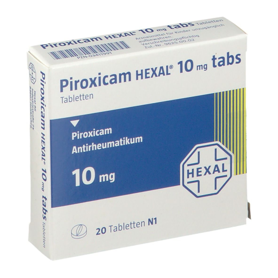 Pirocicam HEXAL® 10 mg tabs 20 St mit dem E-Rezept kaufen - Shop Apotheke