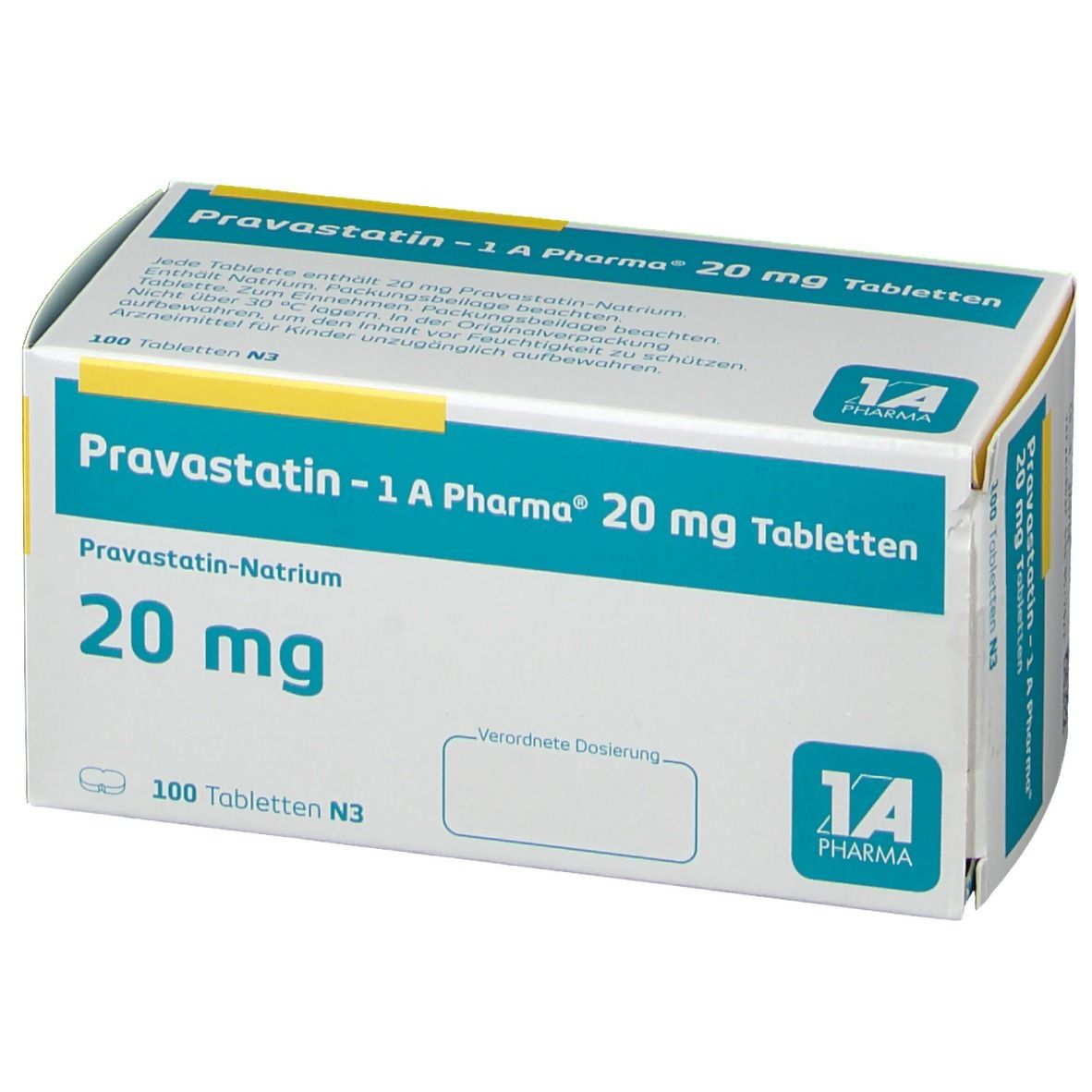 Pravastatin 1A Pharma® 20Mg 100 St mit dem E-Rezept kaufen - Shop Apotheke