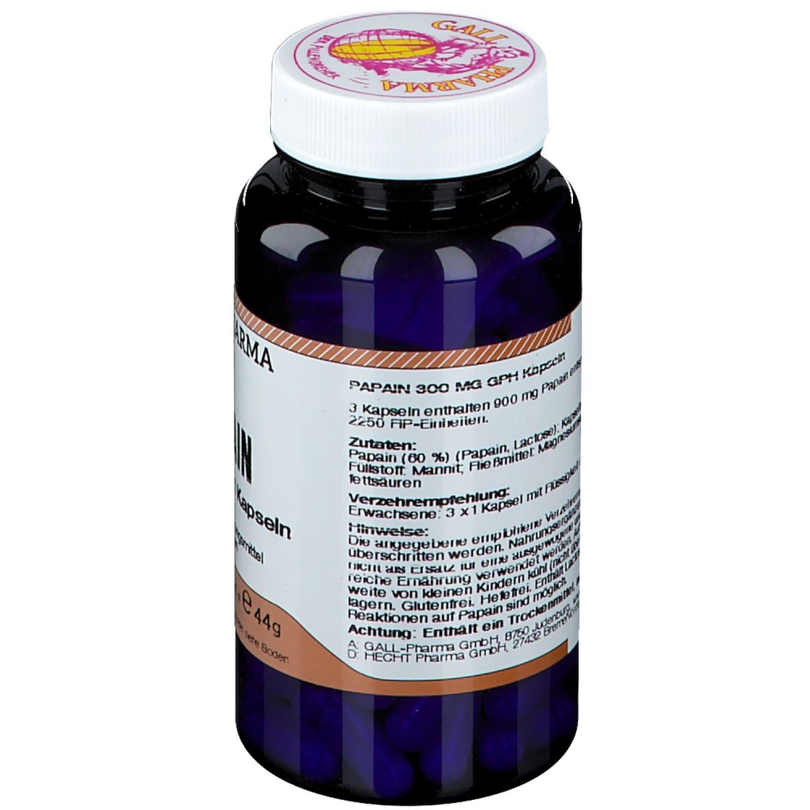 GALL PHARMA Papain 300 mg GPH Kapseln 90 St - shop-apotheke.com