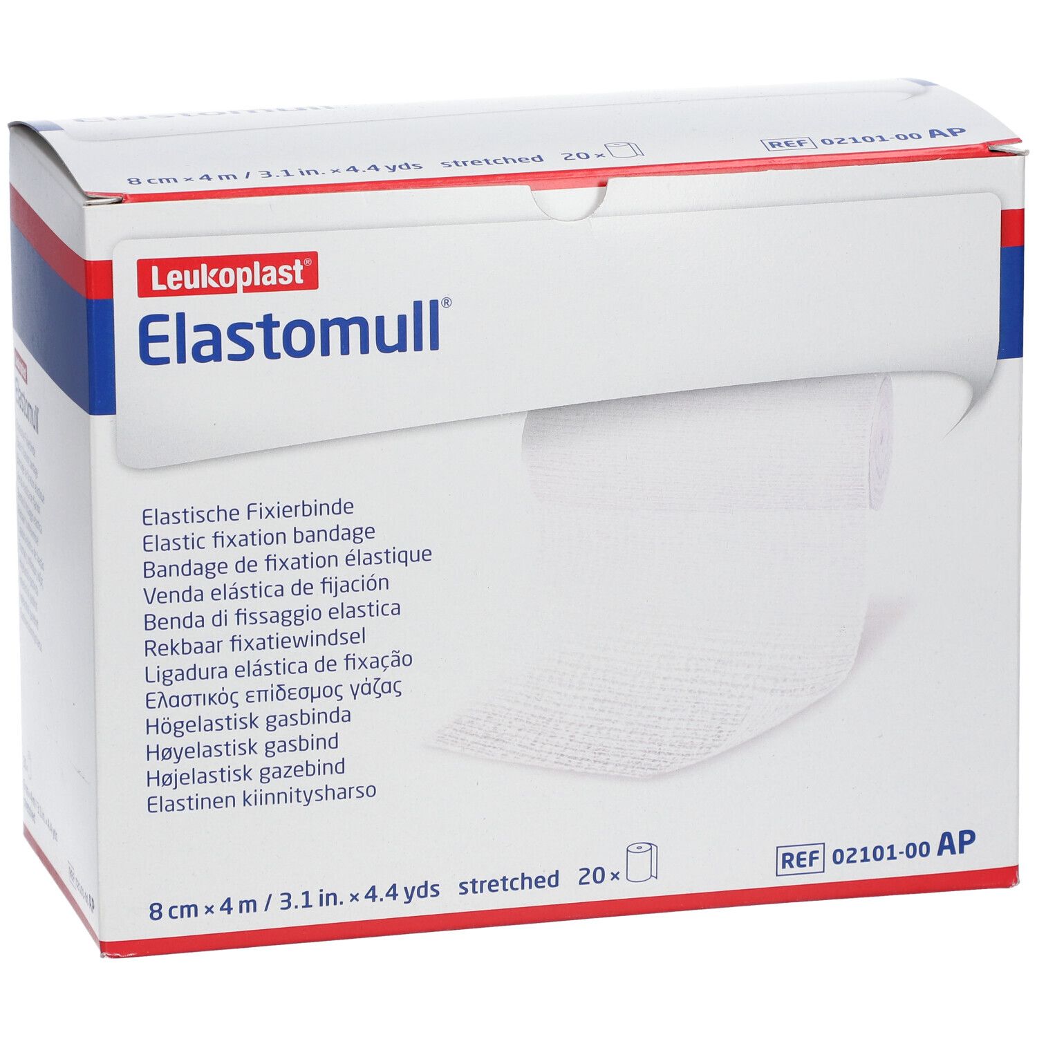 Elastomull® elastische Fixierbinde 4m x 8cm 20 St - shop-apotheke.com