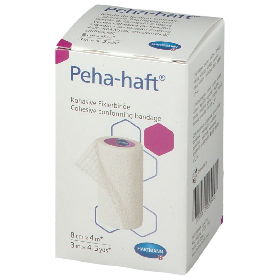 Peha-haft® Fixierbinde latexfrei 8 cm x 4 m 1 St - shop-apotheke.com