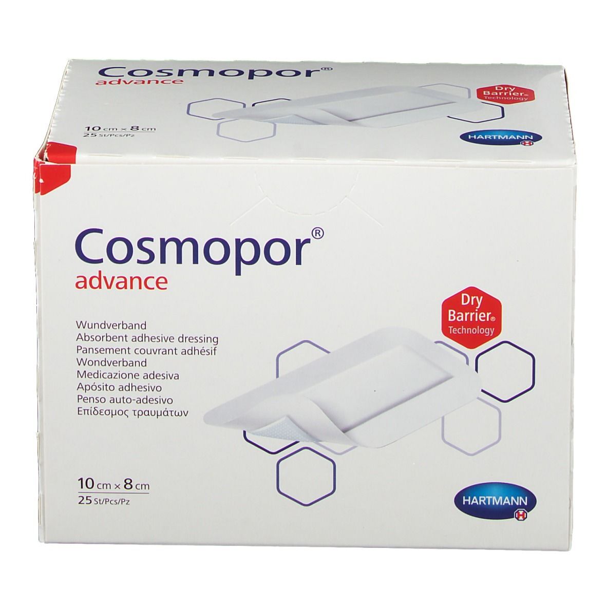 Cosmopor® Advance 8 x 10 cm 25 St - SHOP APOTHEKE