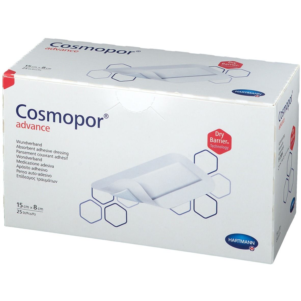 Cosmopor® Advance 8 x 15 cm 25 St - Shop Apotheke
